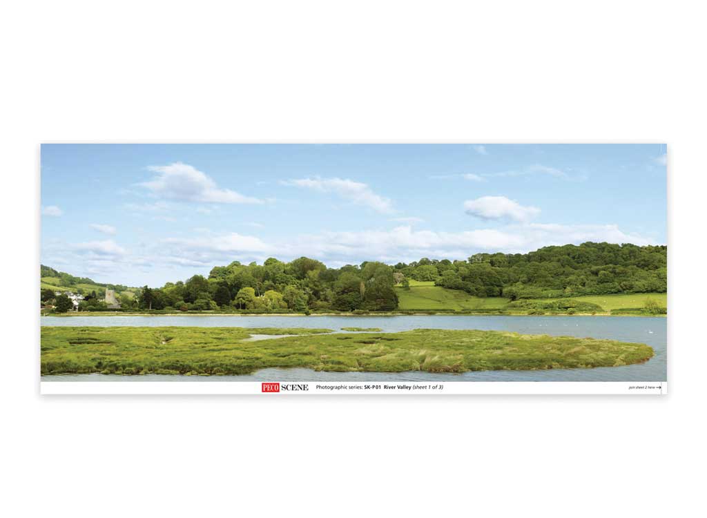 Peco SKP-01 Backscene Photographic Background 95 x 13" 240 x 33.3cm ...