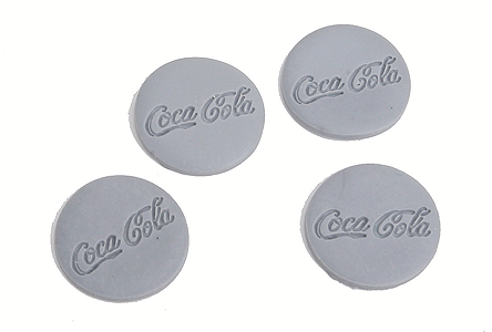 Bar Mills 04023 Button-Style Soda Sign -- Unpainted pkg(4) O Scale ...