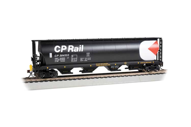 Bachmann 73808 Canadian Cylindrical 4-Bay Grain Hopper, Flashing FRED ...