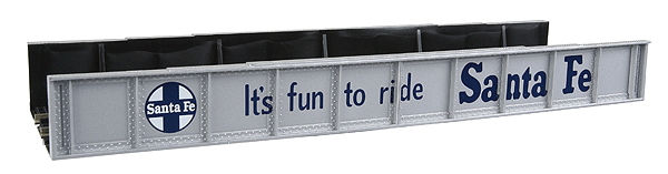 Atlas 70 000 011 Code 100 Decorated Plate Girder Bridge -- Santa Fe HO ...