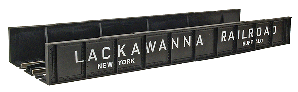 Atlas M0895 Code 100 Plate Girder Bridge -- Lackawanna (black, white ...
