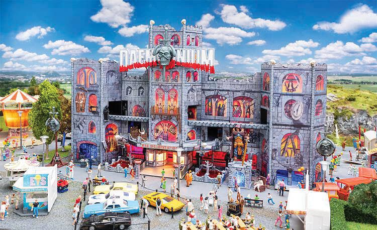 Faller 140418 Daemonium Motorized Ghost Train -- Kit - 16-5/16 x 8-11 ...