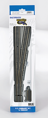 Bachmann 44136 Decoder-Equipped Nickel-Silver Turnout - E-Z Track(R ...