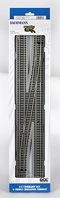 Bachmann 44138 Decoder-Equipped Nickel-Silver Turnout - E-Z Track(R ...