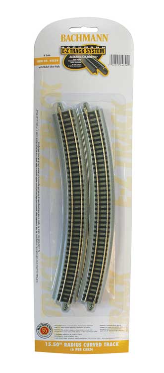Bachmann 44854 E-Z Track(R) w/Nickel Silver Rail & Gray Roadbed -- 15 ...