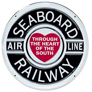 Microscale 10019 Embossed Die-Cut Metal Sign -- Seaboard Air Line ALL ...