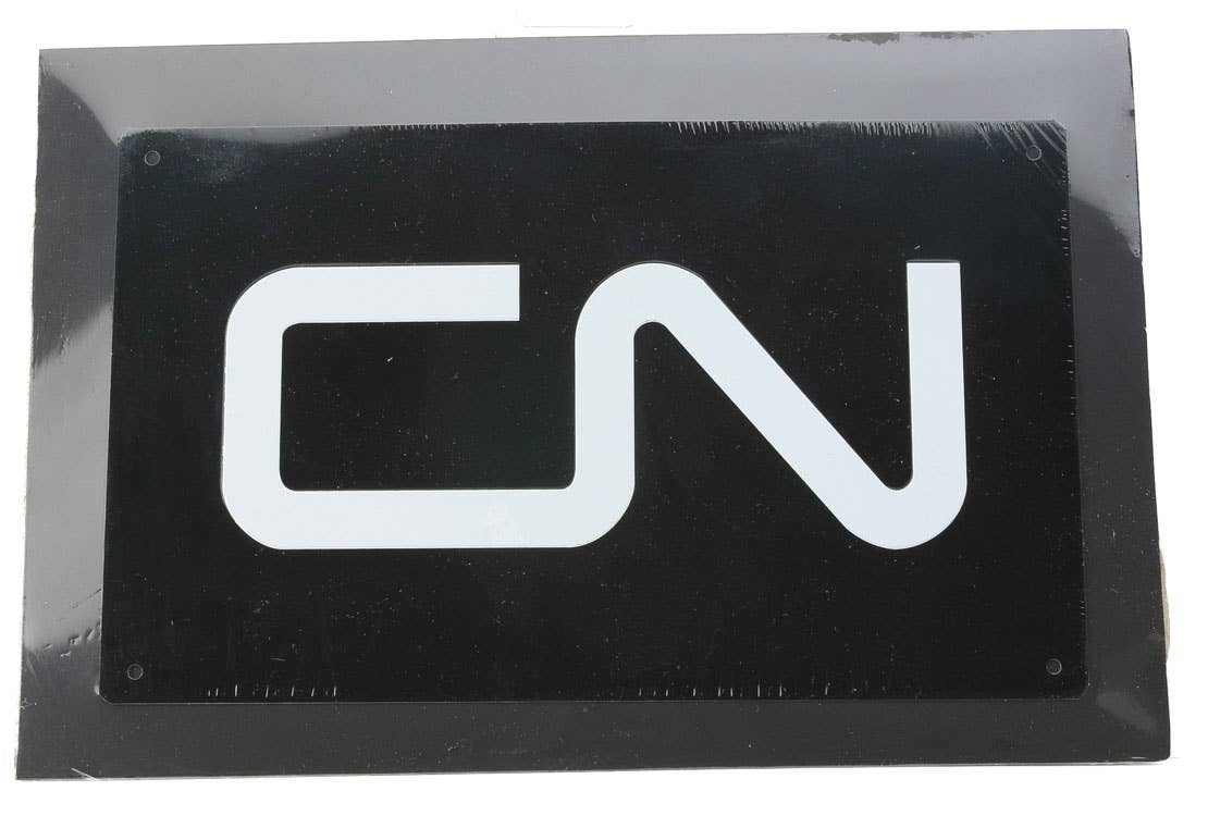 Microscale 10041 Embossed Die-Cut Metal Sign -- Canadian National ALL ...