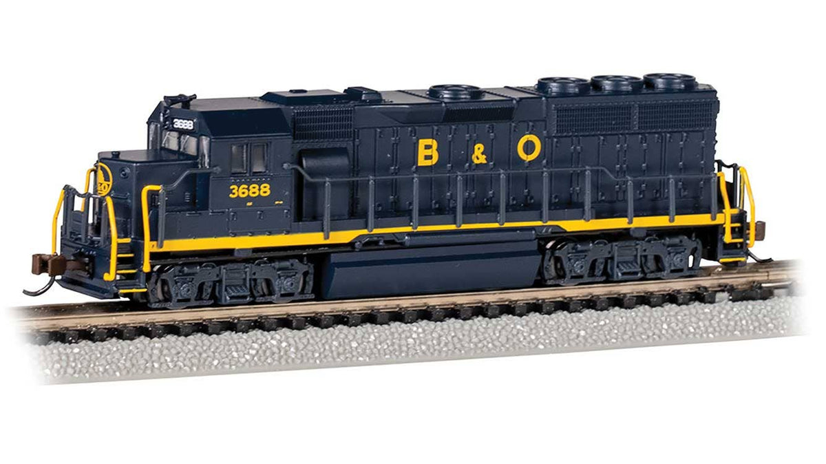 Bachmann 63571 EMD GP40 Dynamic Brakes - Standard DC -- Baltimore & Oh ...