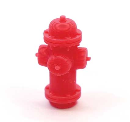 All Scale Minatures 870788.5 Fire Hydrant -- pkg(5) HO Scale ...