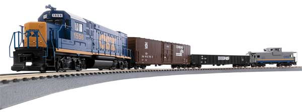 Walthers 1212 Flyer Express Fast-Freight Train Set -- CSX Transportati ...