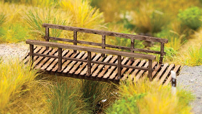 Walthers SceneMaster 4128 Foot Bridge -- Kit - 2-3/8 x 7/8 x 1/2" 6 x ...