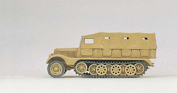 Preiser 16562 Former German Army WWII SdKfz 11 Series Medium Half-Trac ...