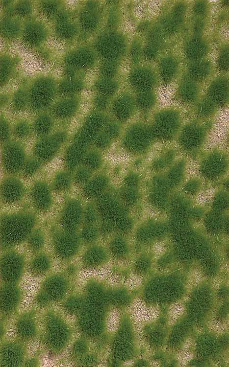 Busch 3516 Grass Tuft Sheet -- Long Spring Tufts 3/16" .4cm Tall, 5-7 ...