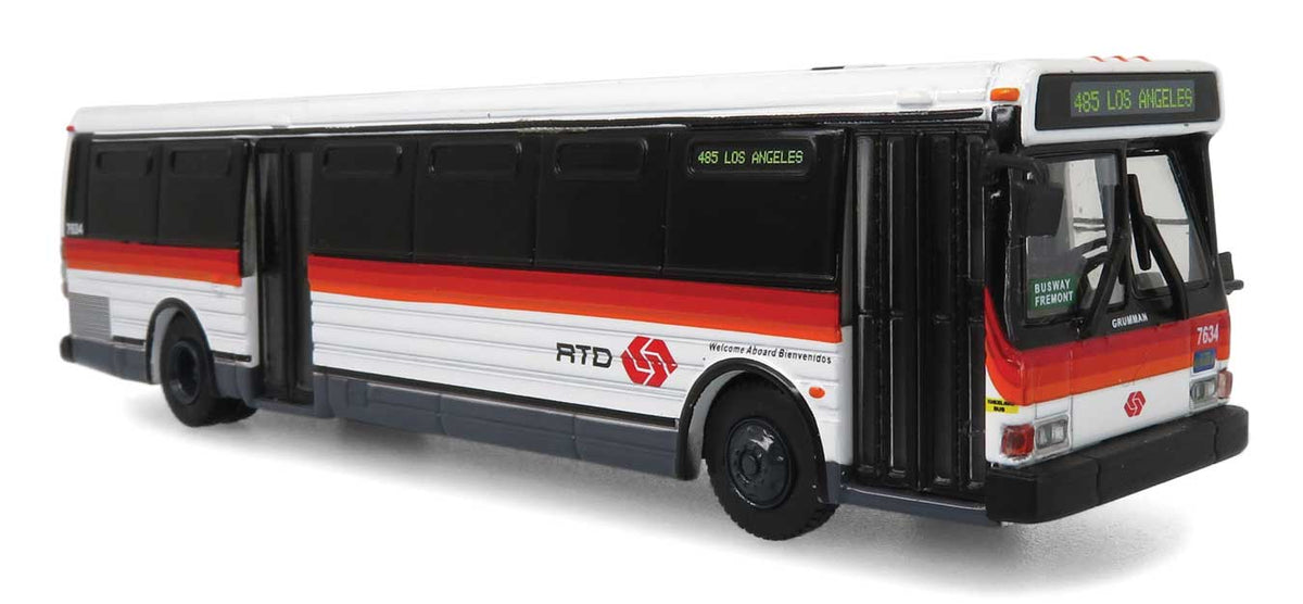 Iconic 870412 Grumman 870 Transit Bus - Assembled -- Los Angeles RTD ...