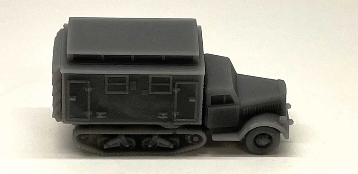 Phoenix 30055 Half-Track Ambulance - Kit -- With Open Door Unpainted C ...