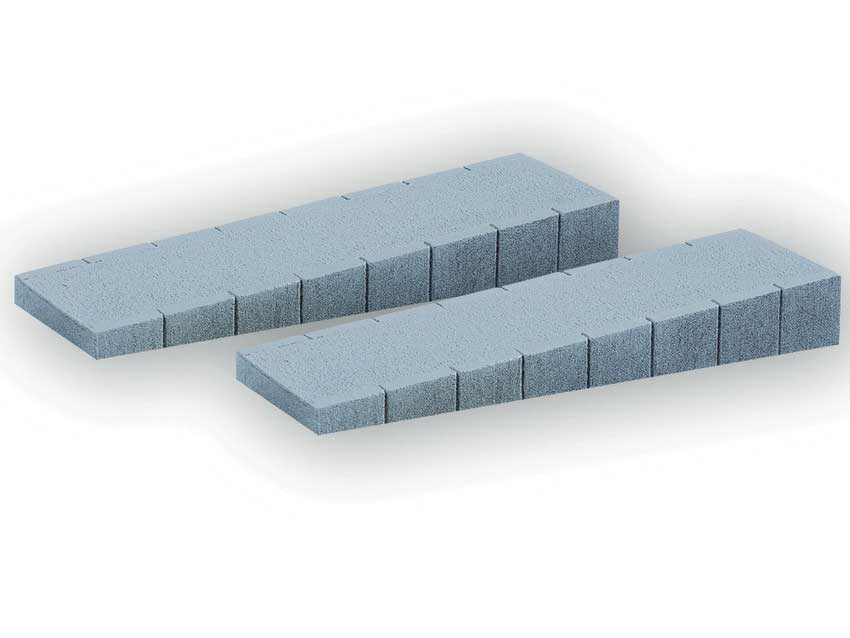 Noch 66015 Hard-Foam Train Station Platform Straight End Ramps -- Fits ...