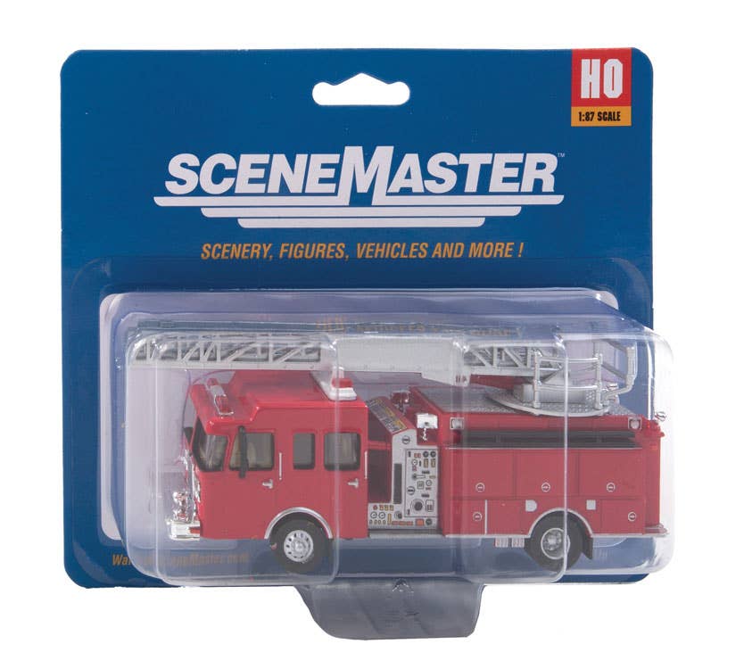 Walthers SceneMaster 13801 Heavy-Duty Fire Department Ladder Truck - A ...