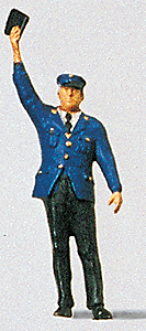 Preiser 28000 Individual Figure - Railway Personel -- Conductor w/Arm ...