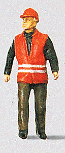 Preiser 28008 Individual Figure - Railway Personel -- Modern Switchman ...