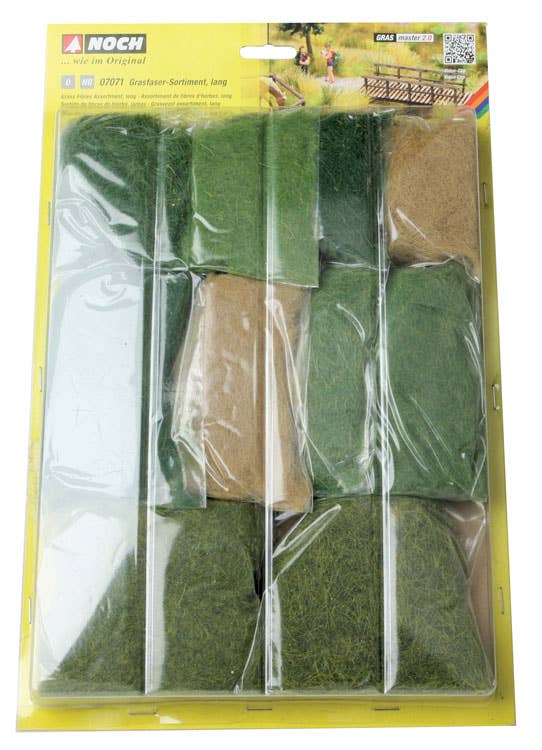 Noch 07071 Long Grass Fiber Assortment ALL Scale – YankeeDabbler