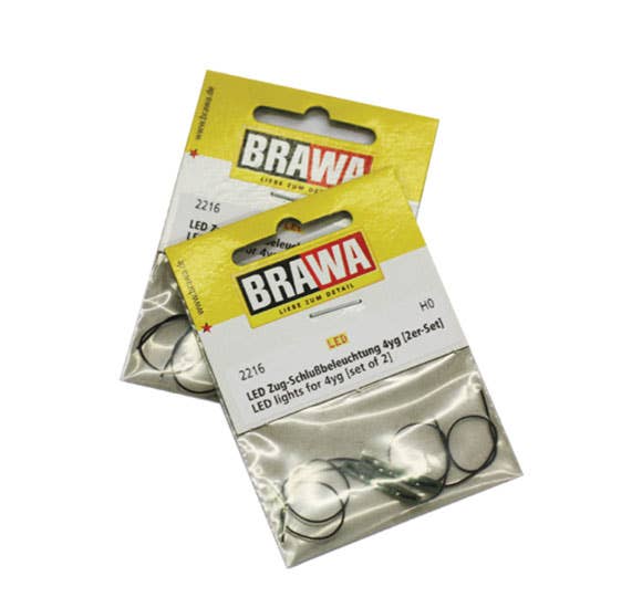 Brawa 2216 Marker Light LEDs -- Fits Brawa 4YG Passenger Cars pkg(2) H ...