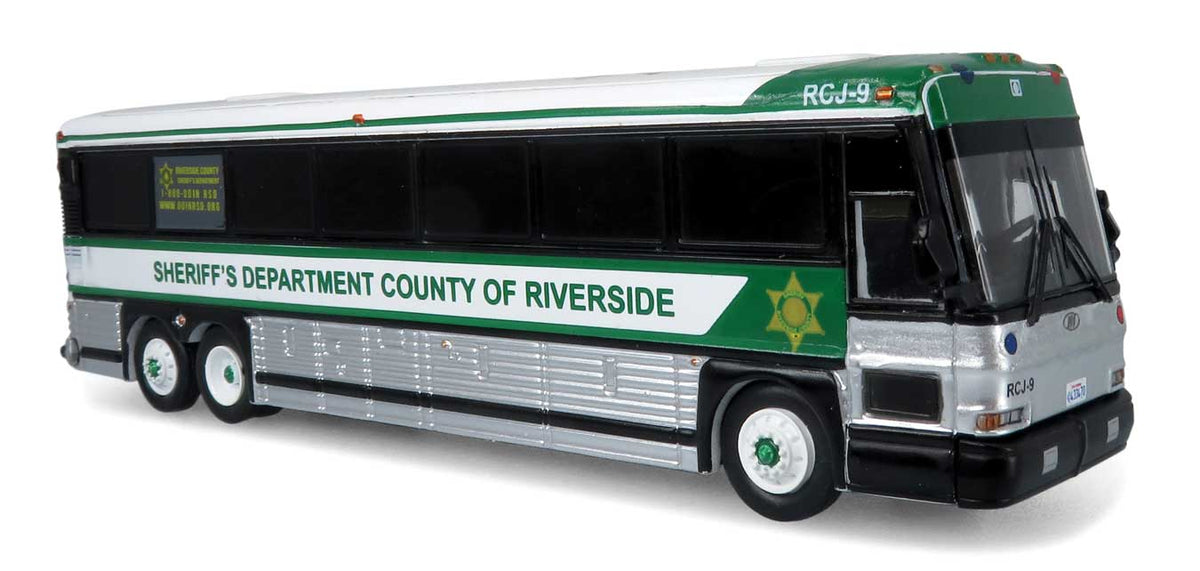 Iconic 870482 MCI D4000 Coach - Assembled -- Riverside County Sheriff ...