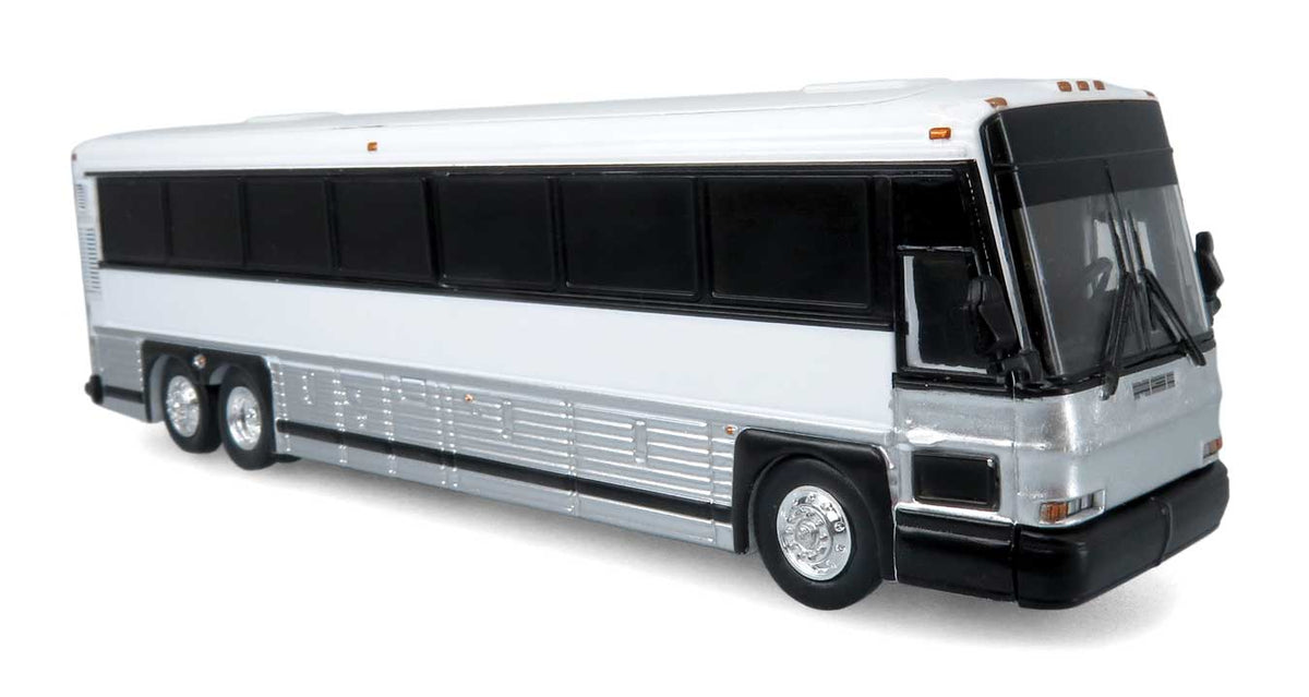 Iconic 870483 MCI D4000 Coach - Assembled -- Painted, Unlettered (whit ...