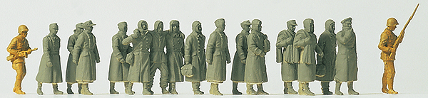 Preiser 16578 Military - Soviet Union WWI - Unpainted Figure Sets -- 2 ...