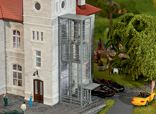Faller 180609 Modern Elevators -- Kit - 1 Each Tall (For Structures ...