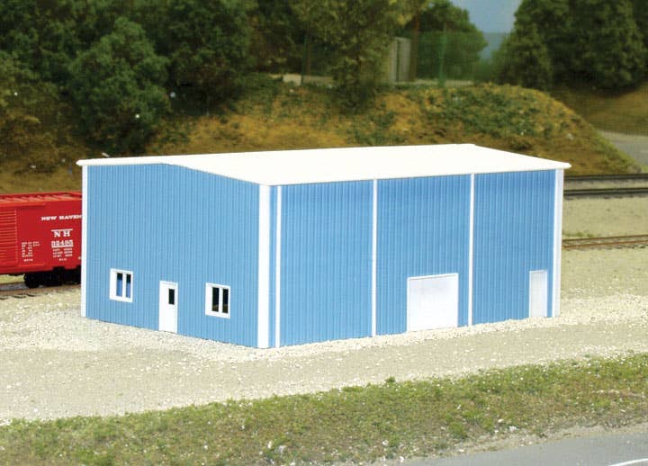 PikeStuff 8005 Multi-Purpose Building -- 40' x 60' (blue) N Scale ...