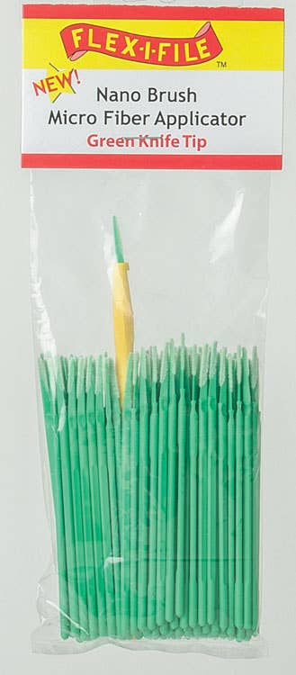 Profile N938001B Nano Brush Bulk Pack -- Long Tip (black) pkg(100) ALL ...