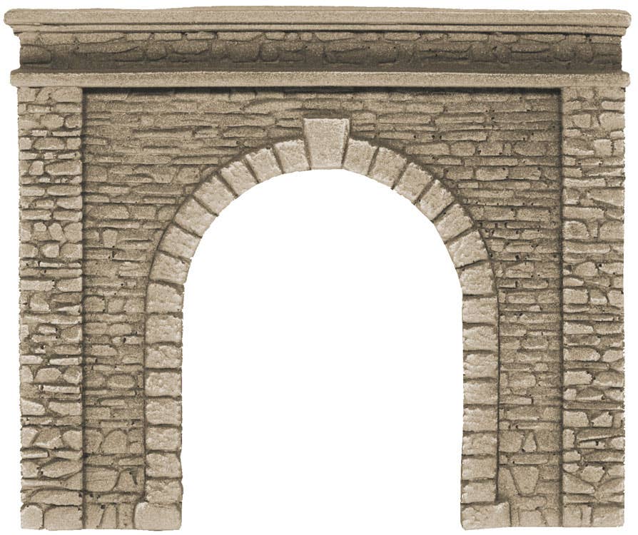 Noch 58061 Natural-Stone Tunnel Portal -- Single-Track 5-11/16 x 4-15 ...