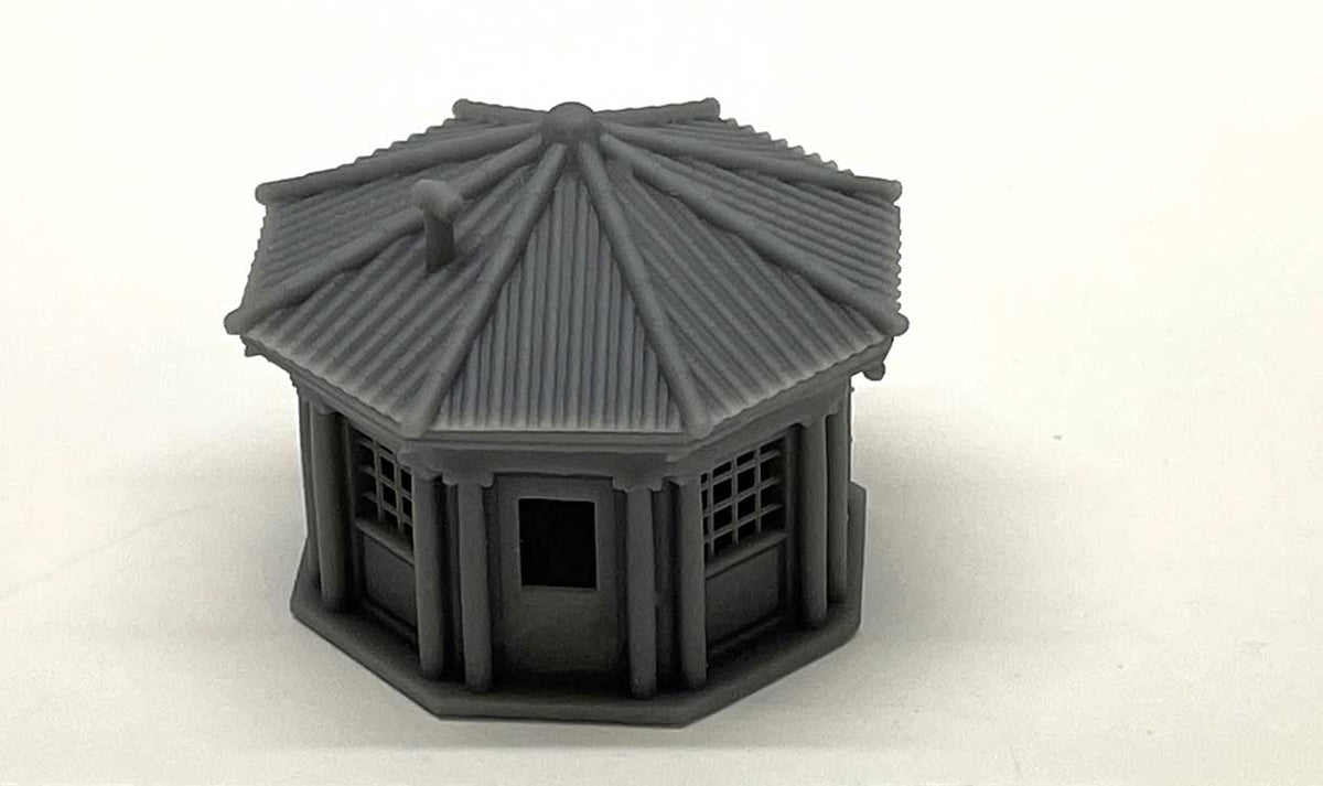 Phoenix 30800 Octagon Building with Roof and Window Glass -- Kit - Unp ...