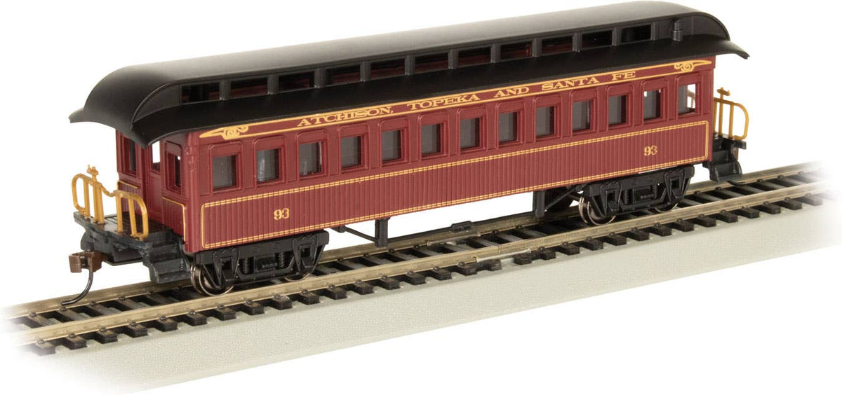 Bachmann 15104 Old-Time Wood Coach with Round-End Clerestory Roof - Re ...