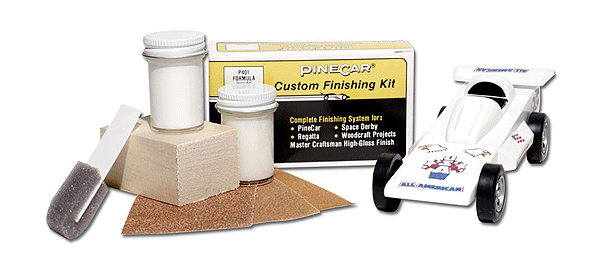 Woodland Scenics 401 PineCar(R) Custom Finishing Kits -- Formula White ...