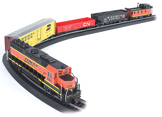 Bachmann 00706 Rail Chief Train Set -- Burlington Northern & Santa Fe ...