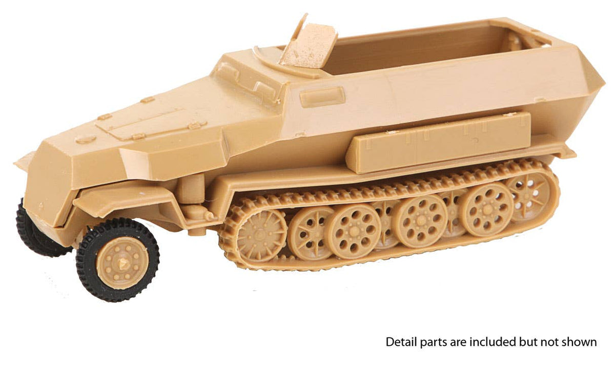 Trident 90396 Sdkfz 251 Series Half-Track - German Army - Kit -- 3 Mod ...
