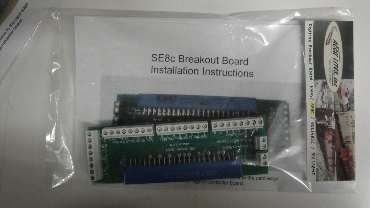 Accu Lites SE8C Breakout Board (Scale = All) #107-4005 – YankeeDabbler