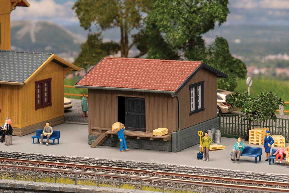 Faller 120099 Small Wooden Freight Shed -- Kit - 3-3/16 x 3-3/16 x 2-5 ...