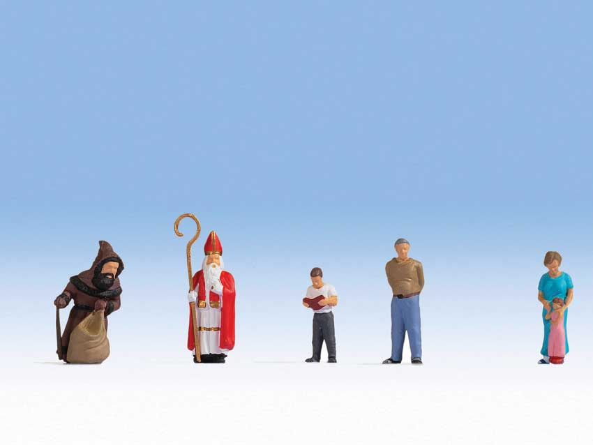 Noch 15923 St Nicholas' Day -- pkg(6) HO Scale – YankeeDabbler