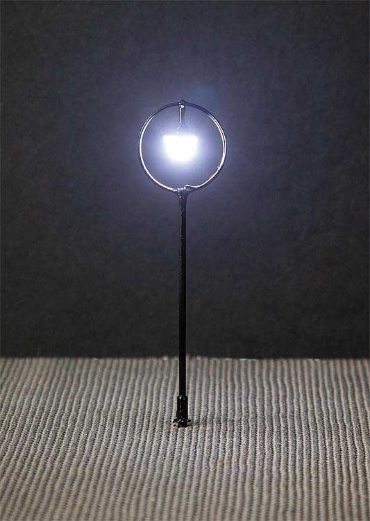 Faller 180205 Suspended-Globe LED Park Light -- 2-15/16" 7.5cm Tall HO ...