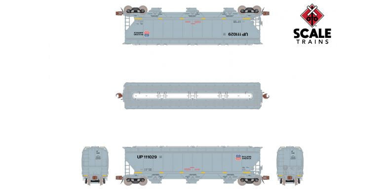 ScaleTrains SXT33269 Gunderson 5188 Covered Hopper, Union Pacific/High ...