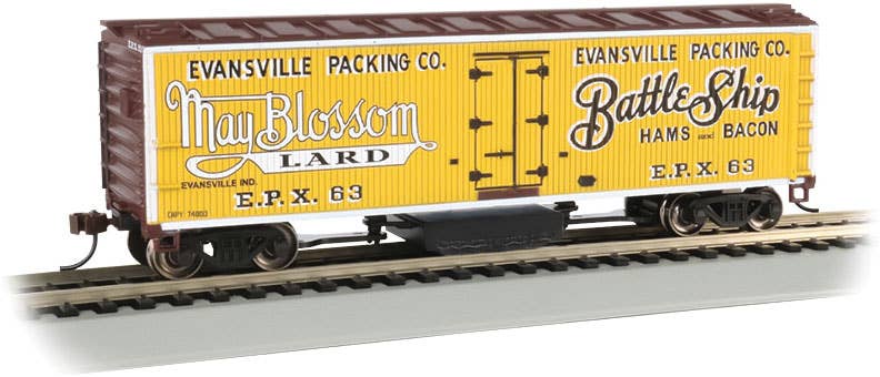 Bachmann 16332 Track Cleaning 40' Wood Reefer with Removable Dry Pad ...