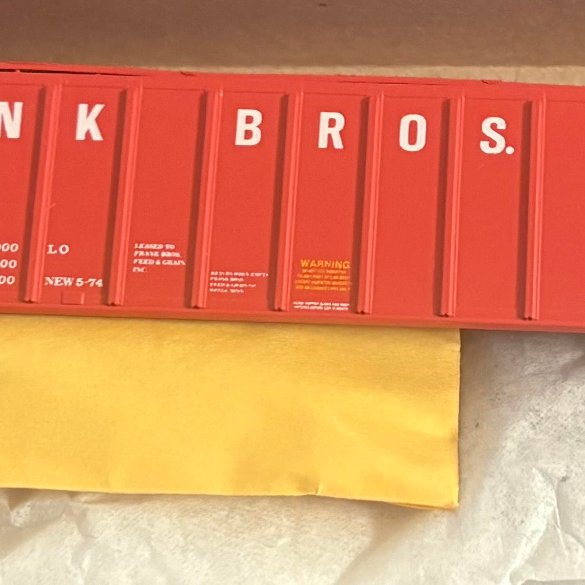 Bev-Bel 2349-1 54' P.S. Ribside Hopper USLX - Frank Brothers #7525 HO ...