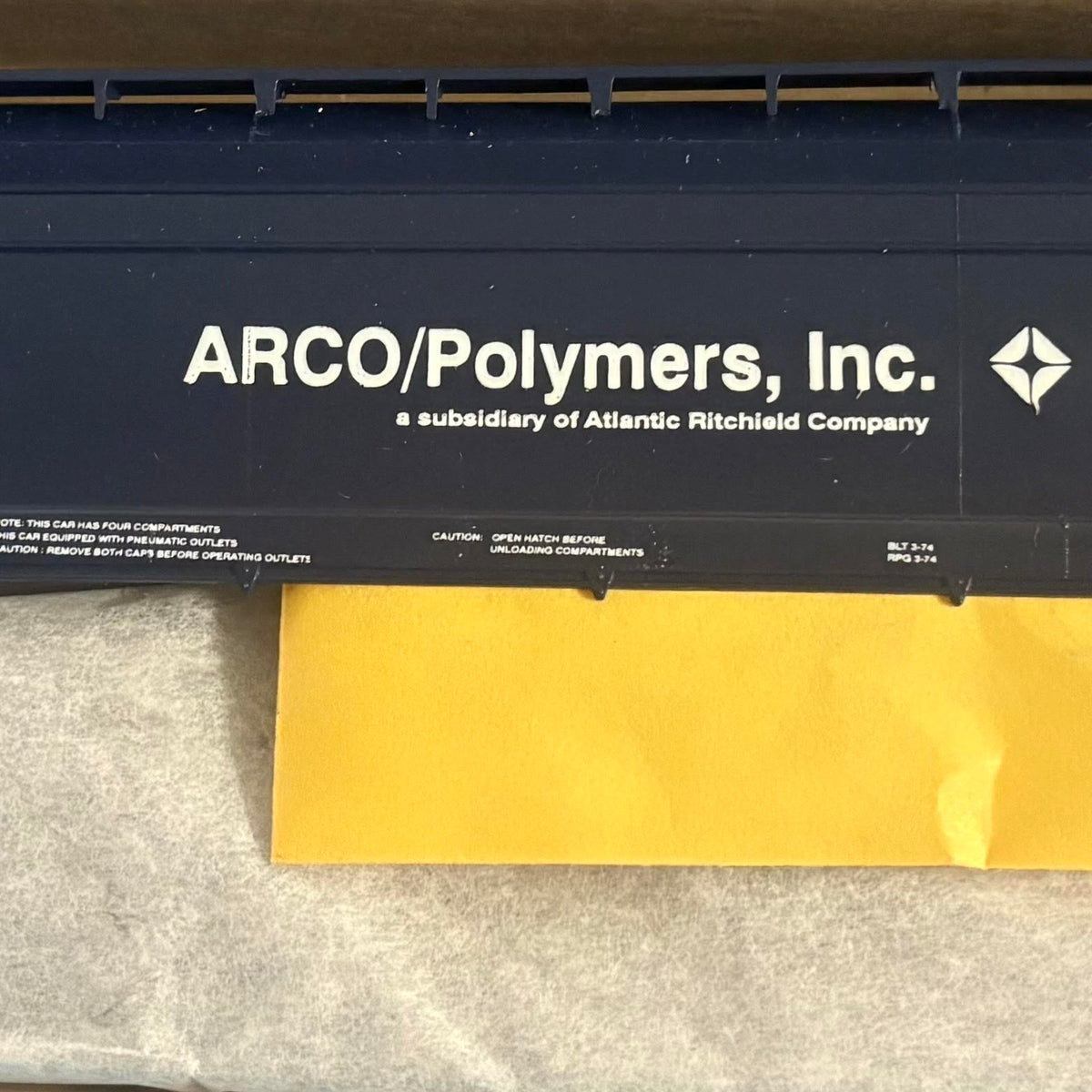 Bev-Bel 1990 55' A.C.F. Center-Flow Hopper KCIX Arco Polymers #102 HO ...