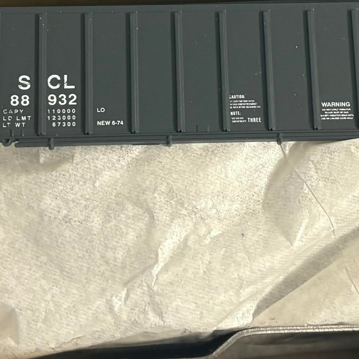 Bev-Bel 2235 54' P.S. Ribside Hopper SCL Seaboard Coast Line #88932 HO ...