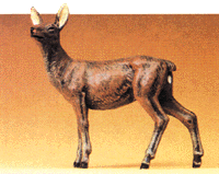Preiser 5434 Wild Animal Figures, 1/24 - 1/25 Scale -- Cow Elk Standin ...
