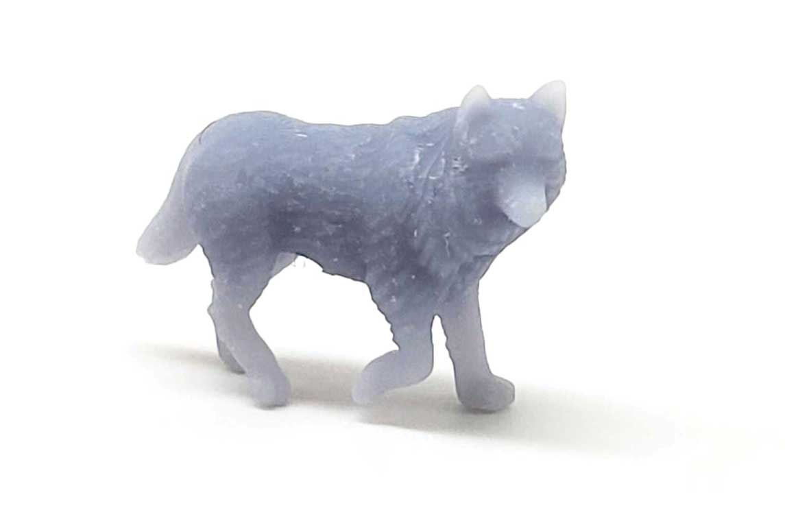 All Scale Minatures 870998 Wolves -- pkg(5) HO Scale – YankeeDabbler