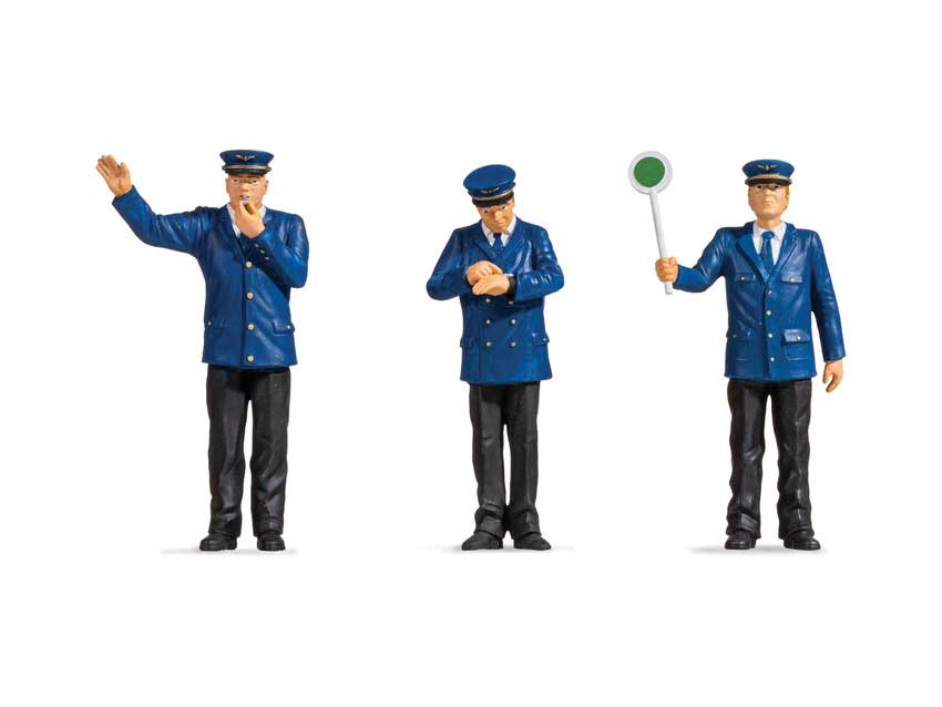 Noch 17300 Working People -- German Railway Officials pkg(3) G Scale ...
