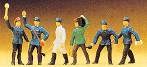 Preiser 10 Working People -- Railroad Personnel pkg(6) HO Scale ...